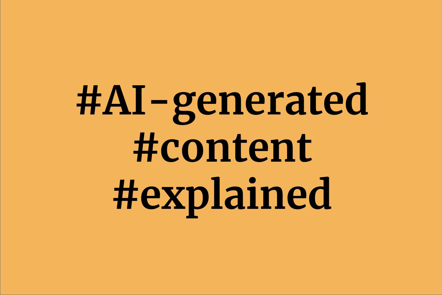 Faster, cheaper, better. AI-generated content is coming - Content ...